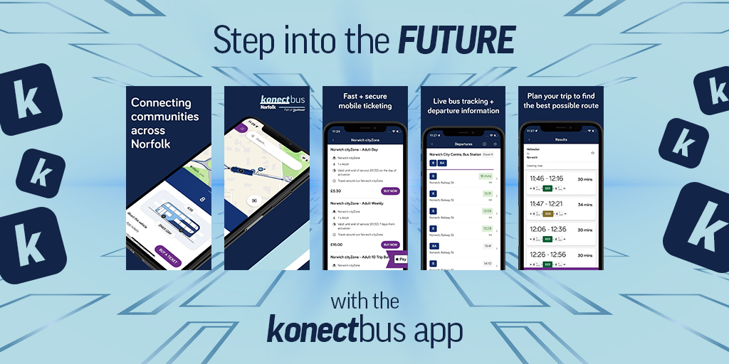 Step into the FUTURE with the Konectbus App - konectbus
